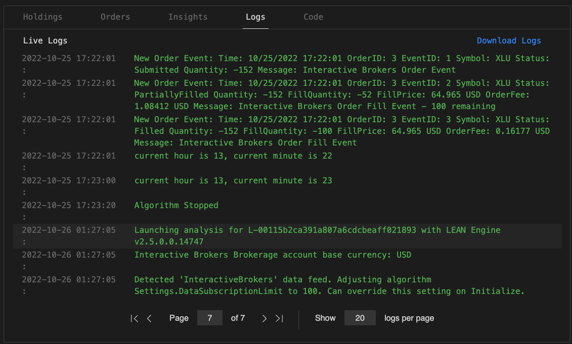 Live Trading with Interactive Brokers and QuantConnect
