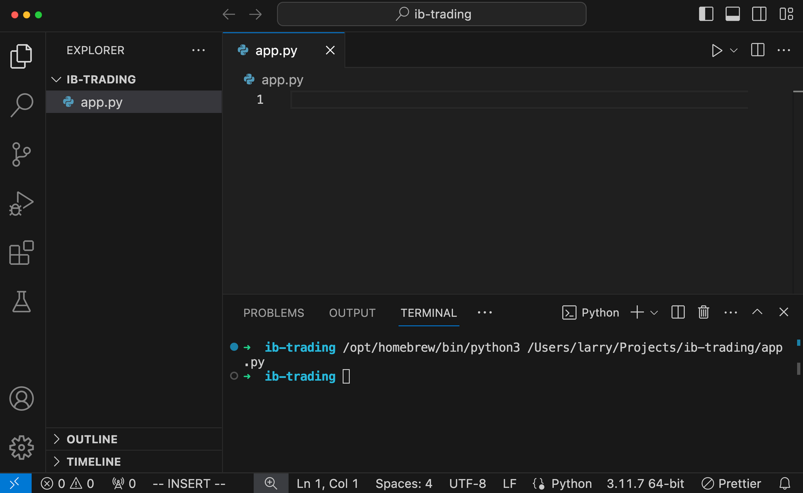 Interactive Brokers TWS API Tutorial (Python)