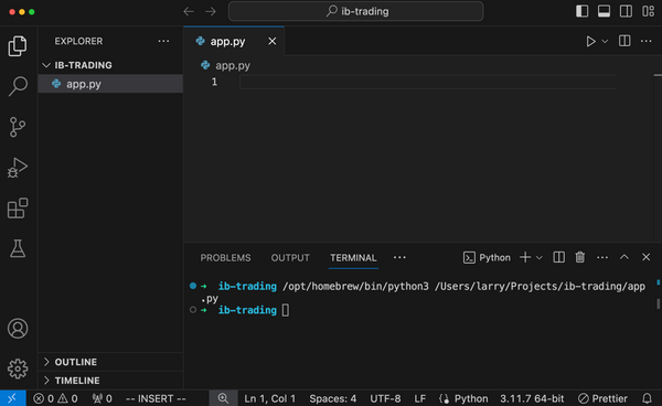Interactive Brokers TWS API Tutorial (Python)